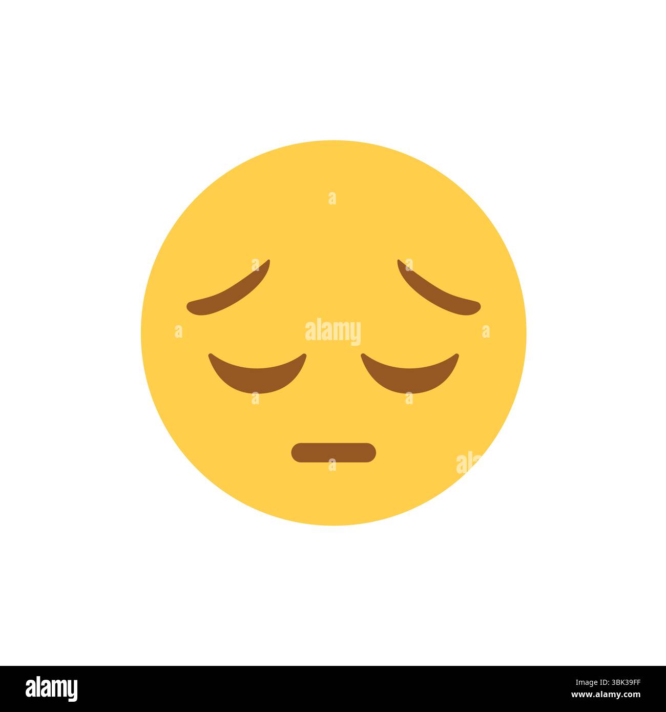 sad face emoji symbol sign icon vector illustration Stock Vector Image ...