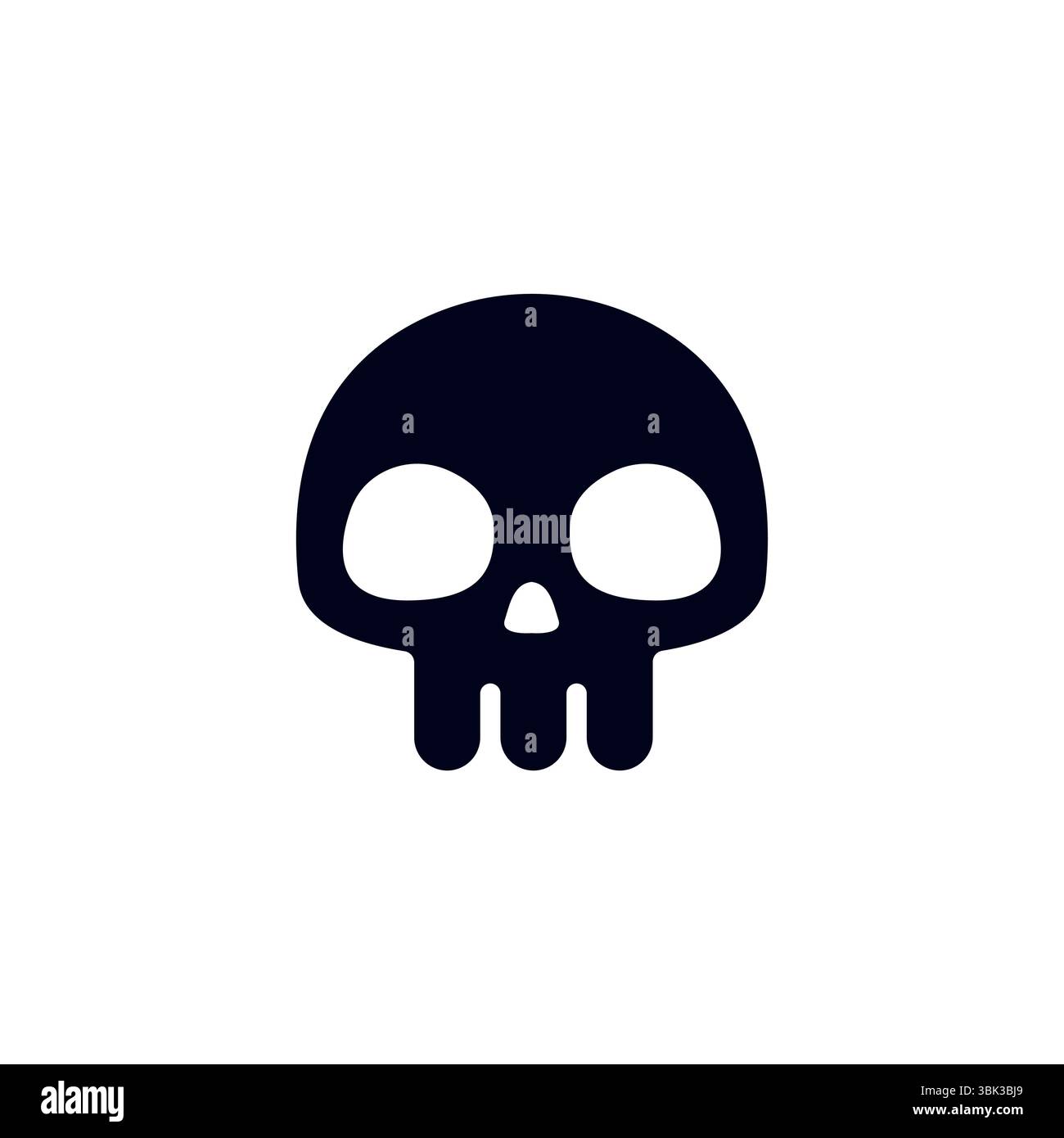 skull emoji symbol sign icon vector illustration Stock Vector Image ...