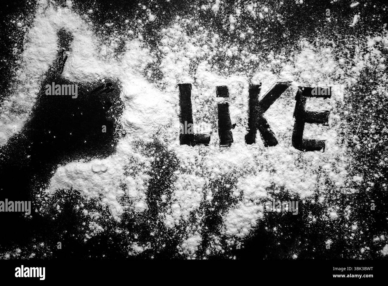 Design on hand Black and White Stock Photos & Images - Alamy