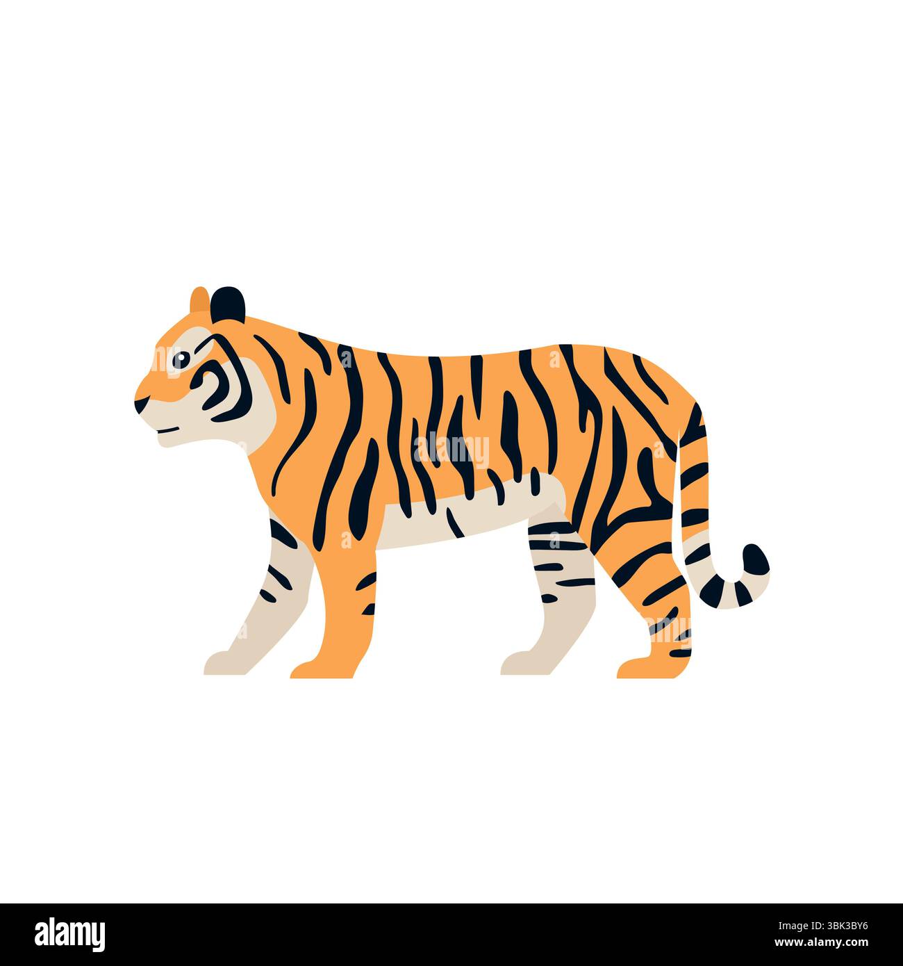 tiger animal emoji symbol sign icon vector illustration Stock Vector ...
