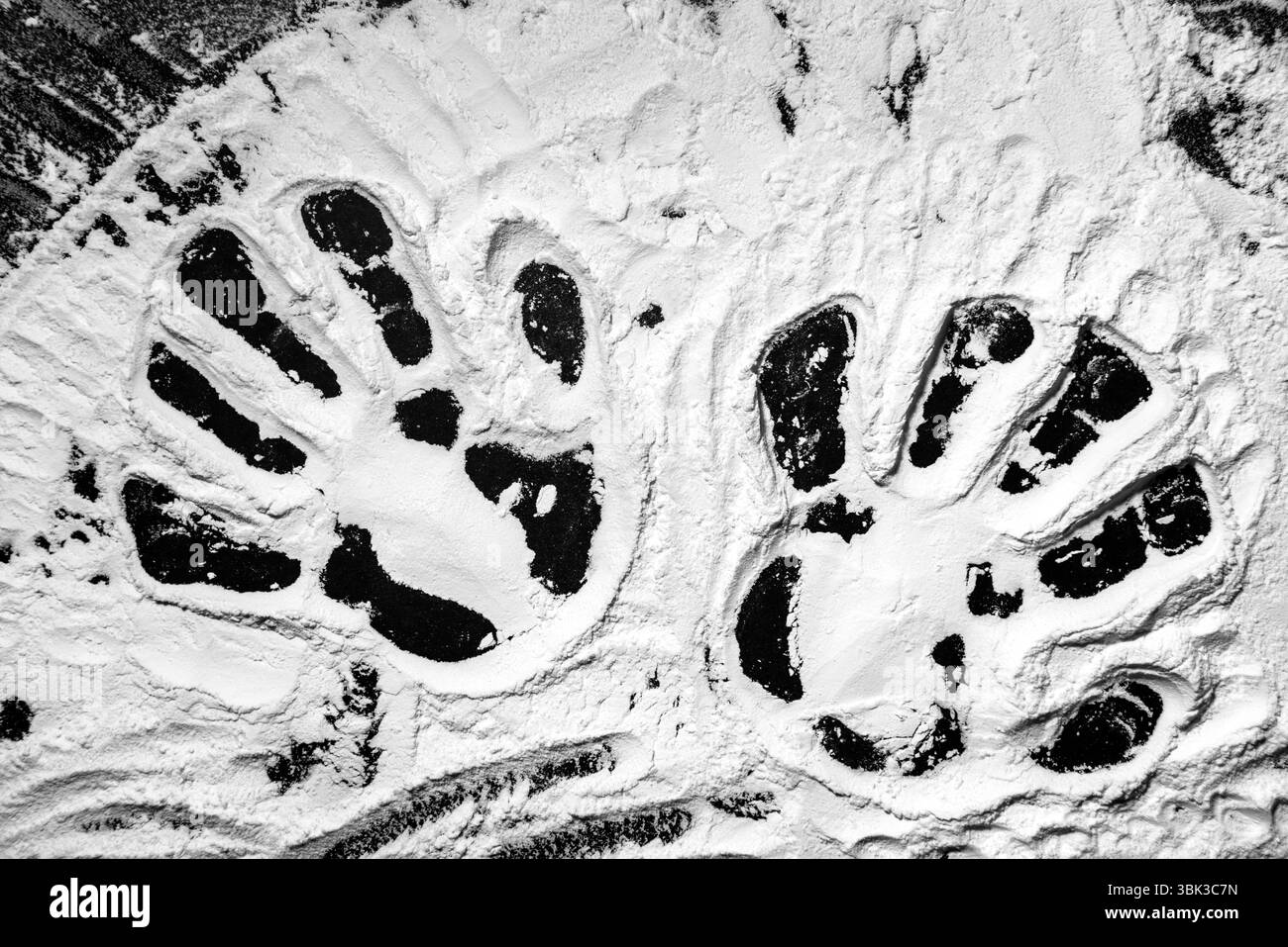 Finger prints texture Black and White Stock Photos & Images - Alamy