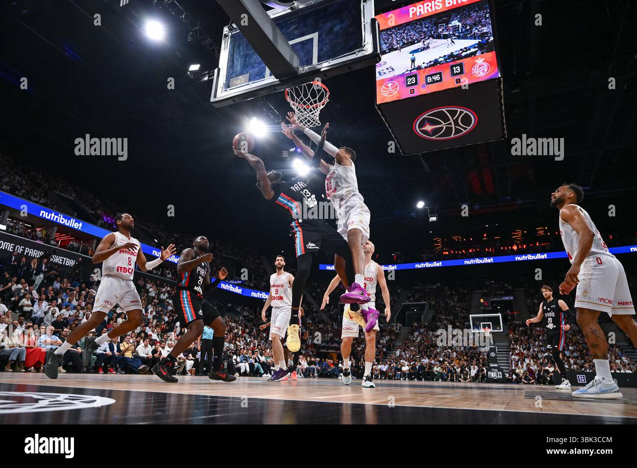 Paris Basket: Adidas Arena Game 2 of the Betclic Elite Finals between ...