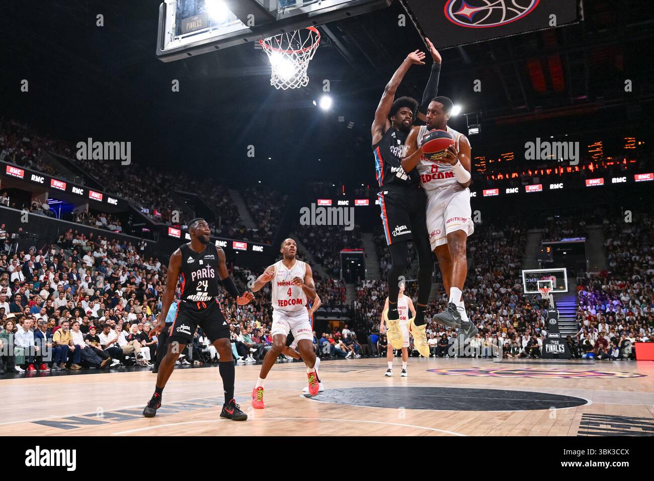 Paris Basket: Adidas Arena Game 2 of the Betclic Elite Finals between ...