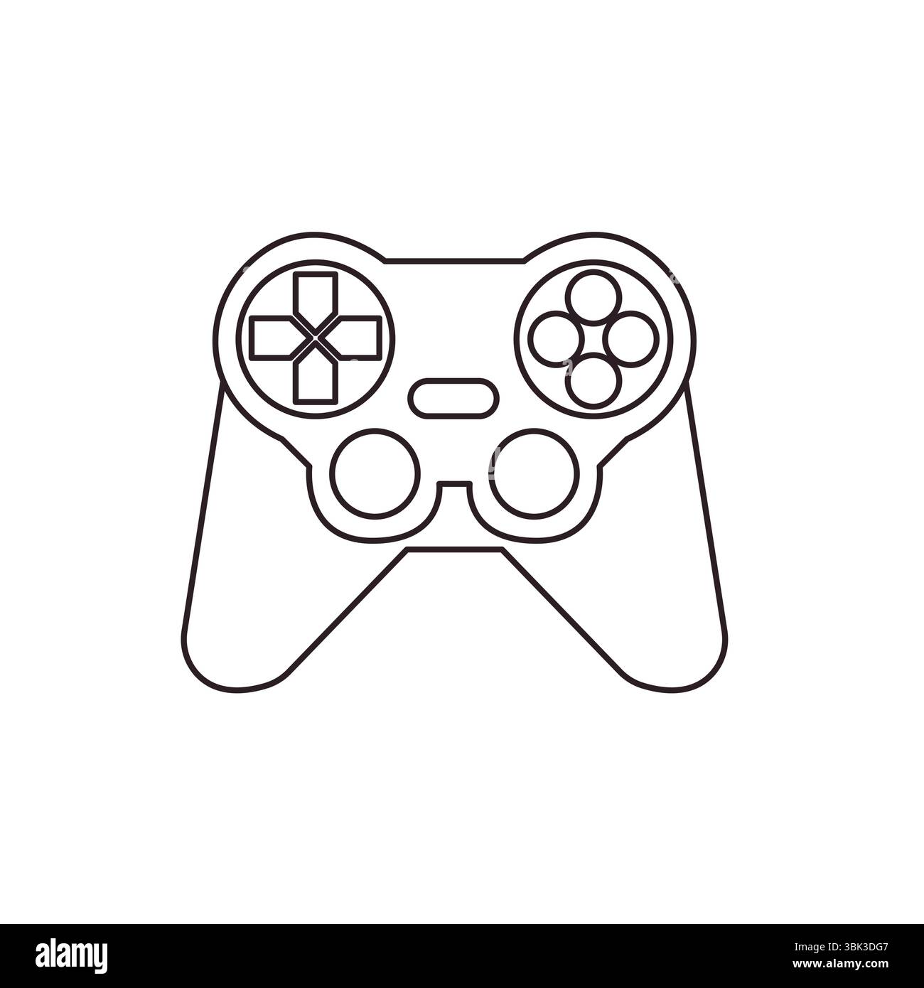 video game controller emoji symbol sign icon vector illustration ...