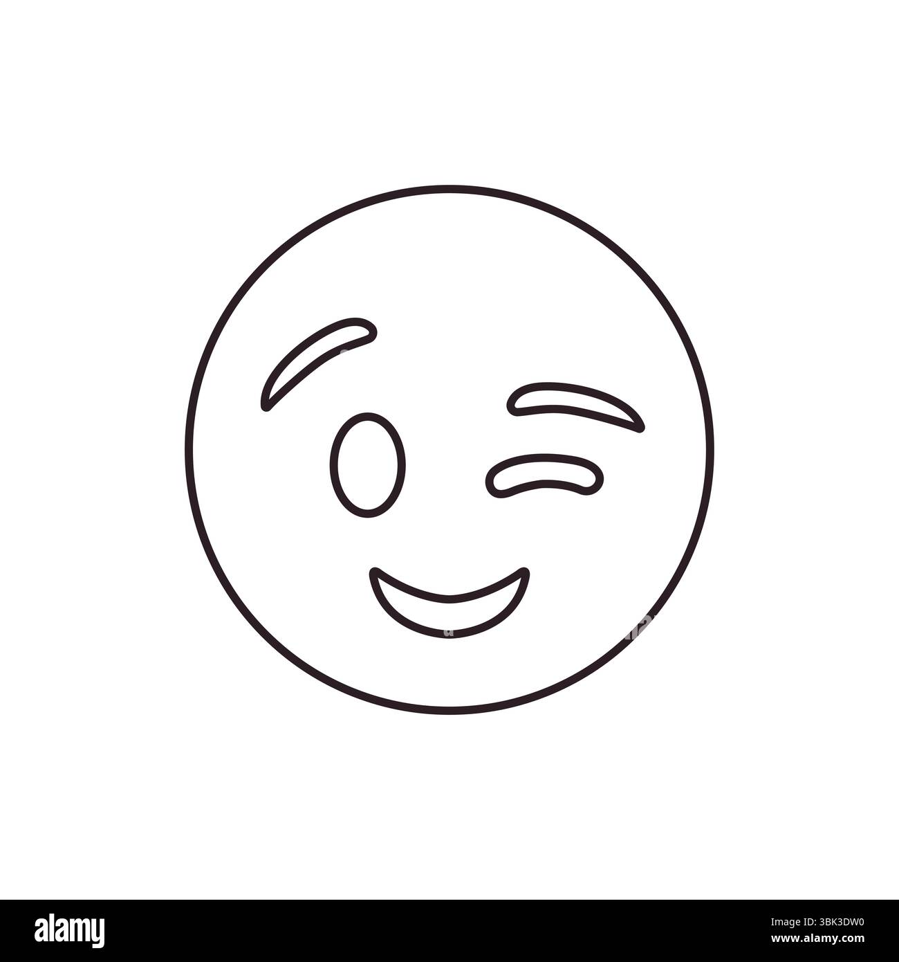 silly face emoji symbol sign icon vector illustration goofy fun smile ...