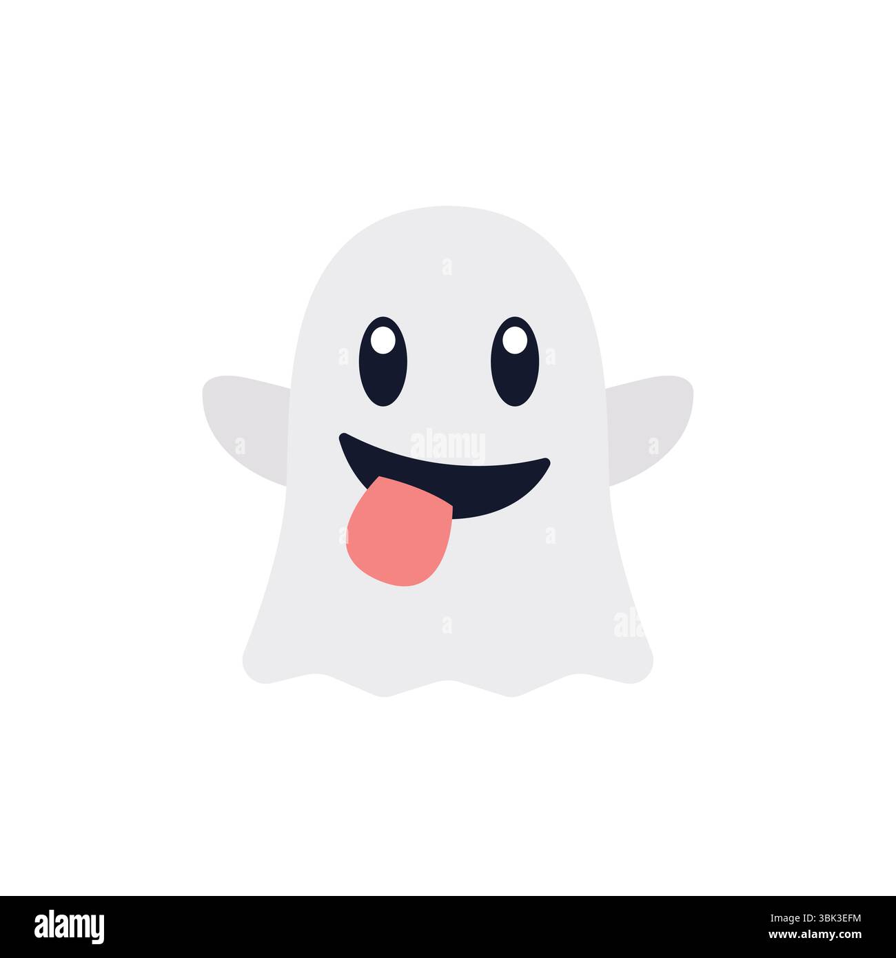 ghost emoji symbol sign icon vector illustration Stock Vector Image ...