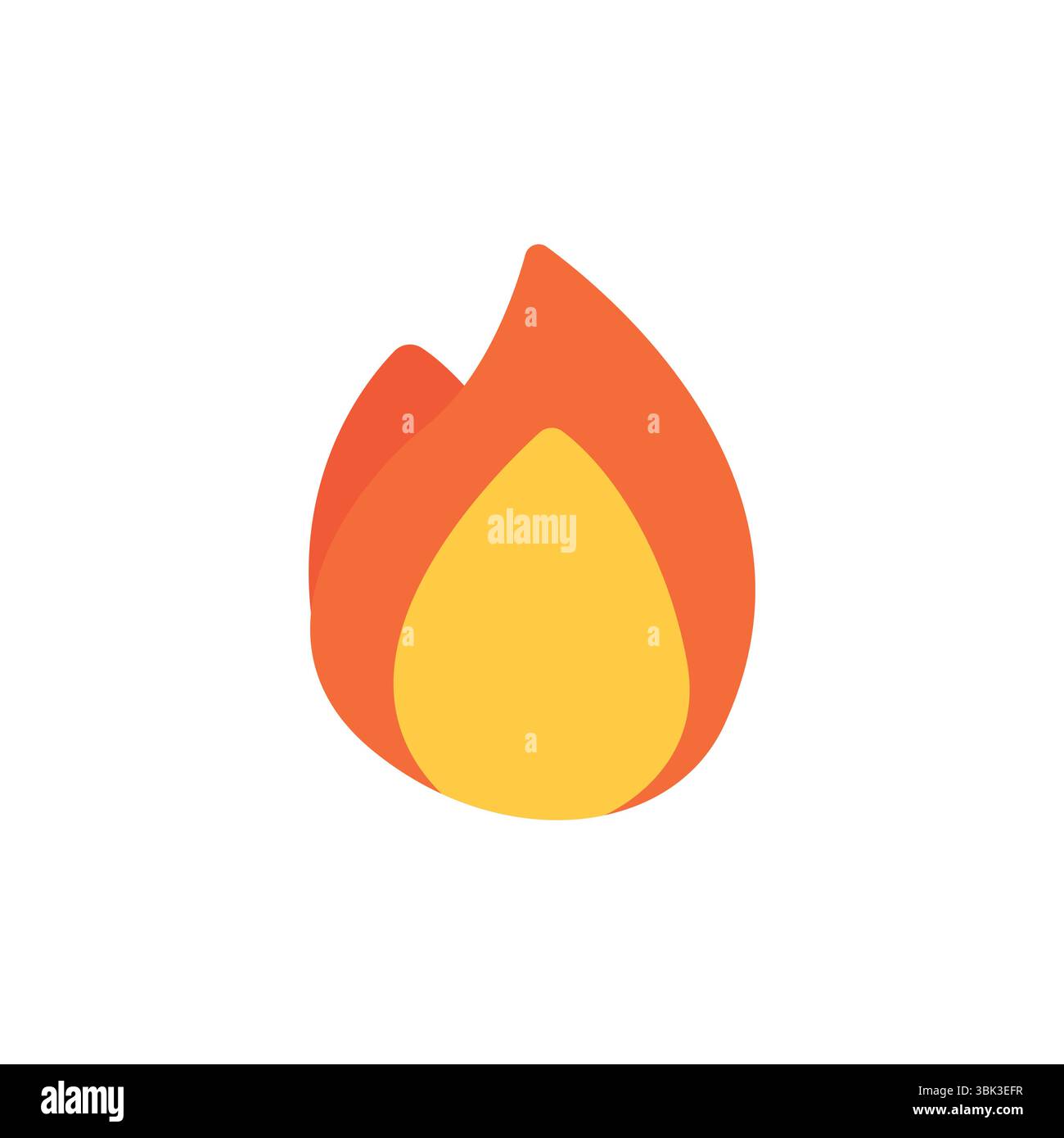 fire hot flame bonfire lit emoji symbol sign icon vector illustration ...