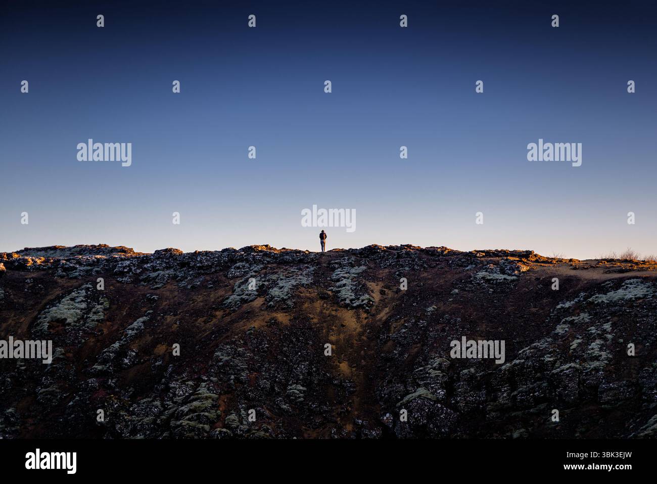 Beautiful man standing on top hi-res stock photography and images - Alamy