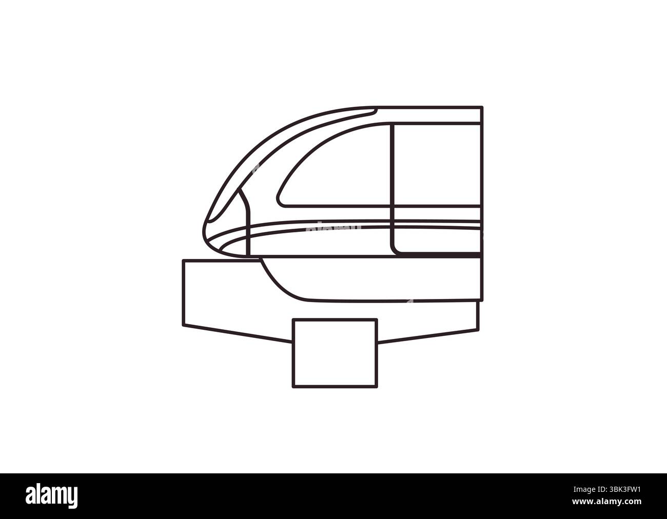 train emoji symbol sign icon vector illustration Stock Vector Image ...