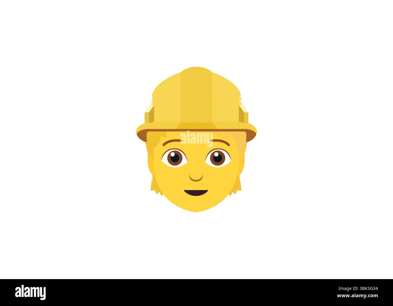 construction worker person emoji symbol sign icon vector illustration ...