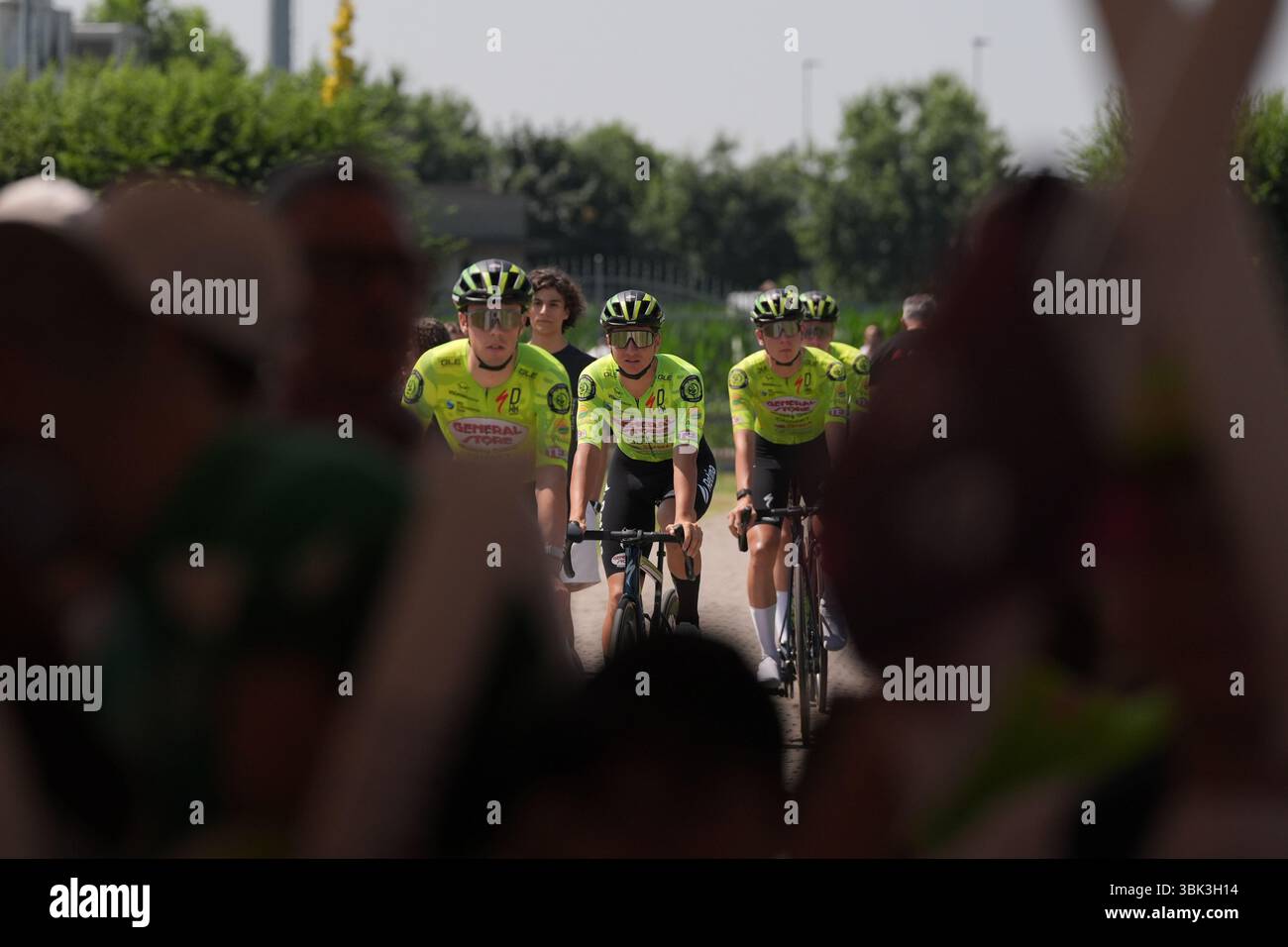 The rider during the stage 4 of the Giro Next Gen 2025, Manerbio (Bs ...