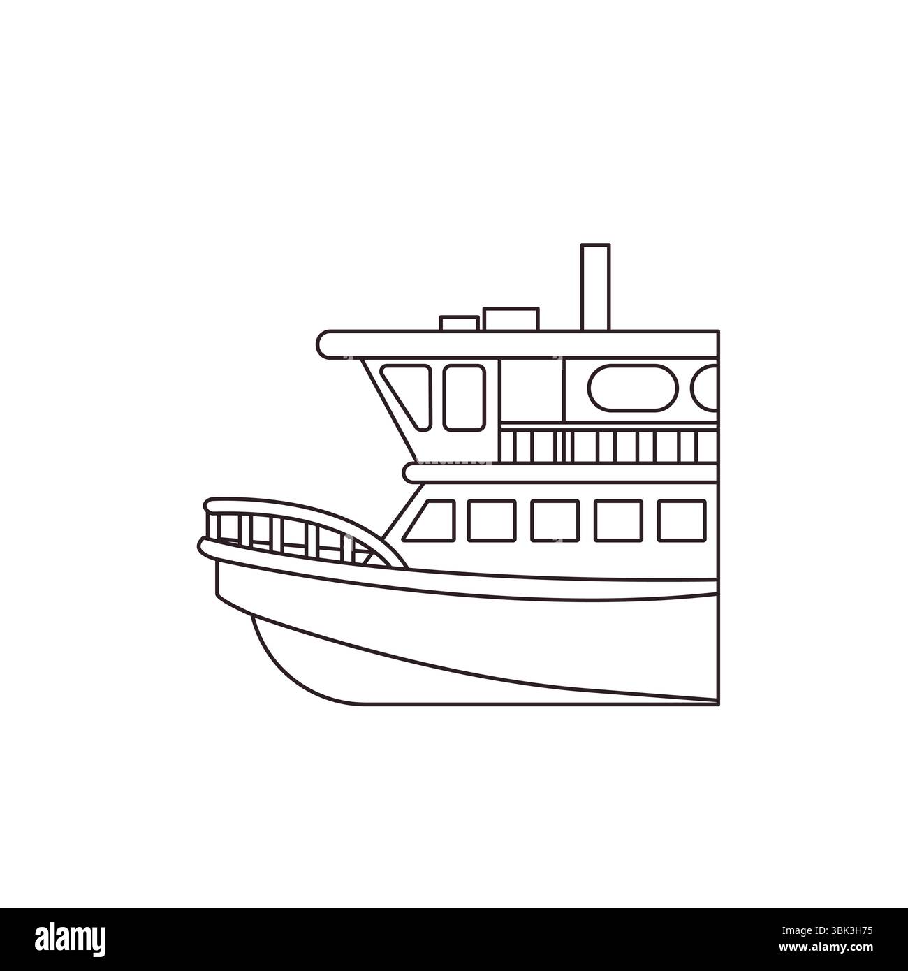 ship emoji symbol sign icon vector illustration Stock Vector Image ...