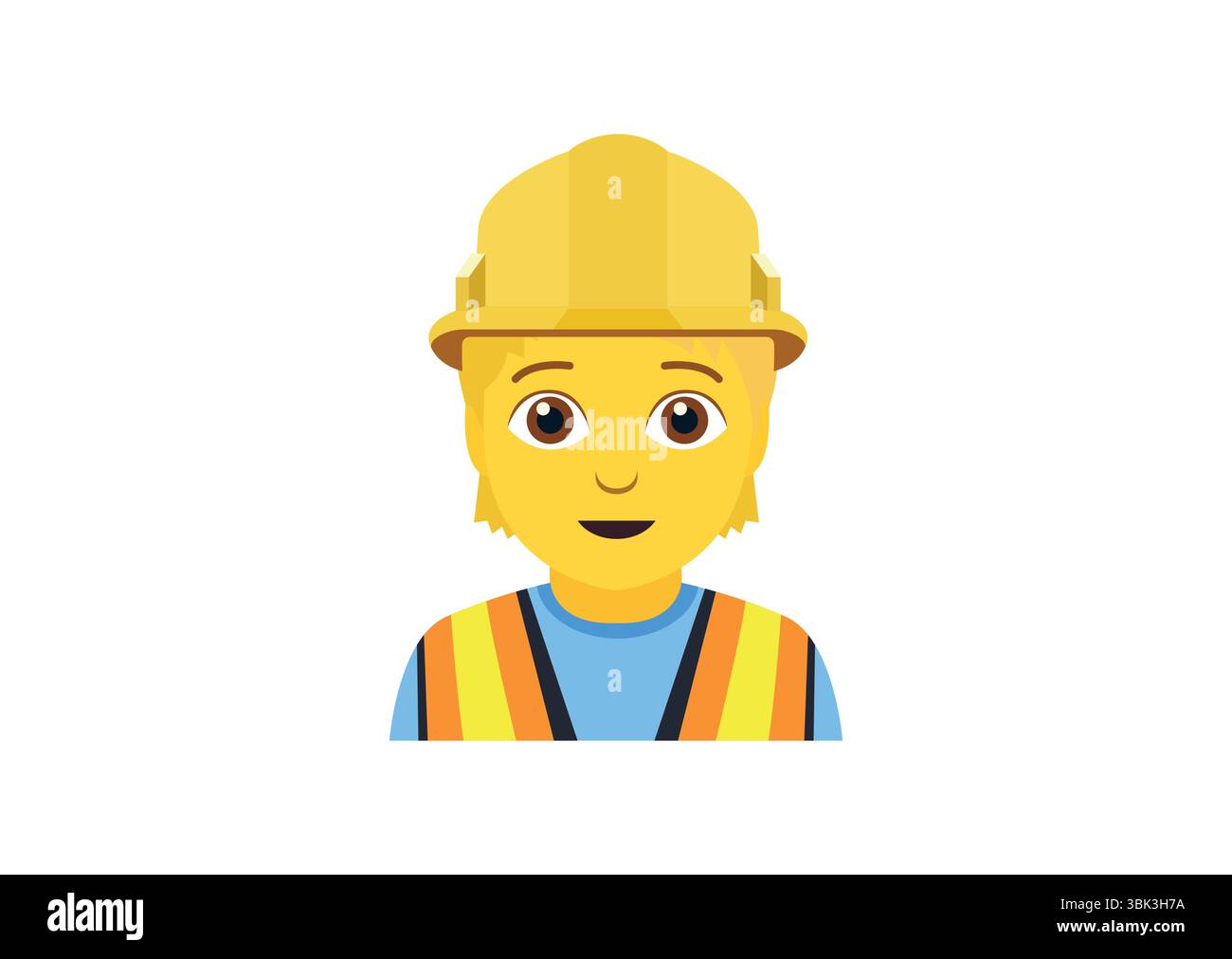 construction worker person emoji symbol sign icon vector illustration ...