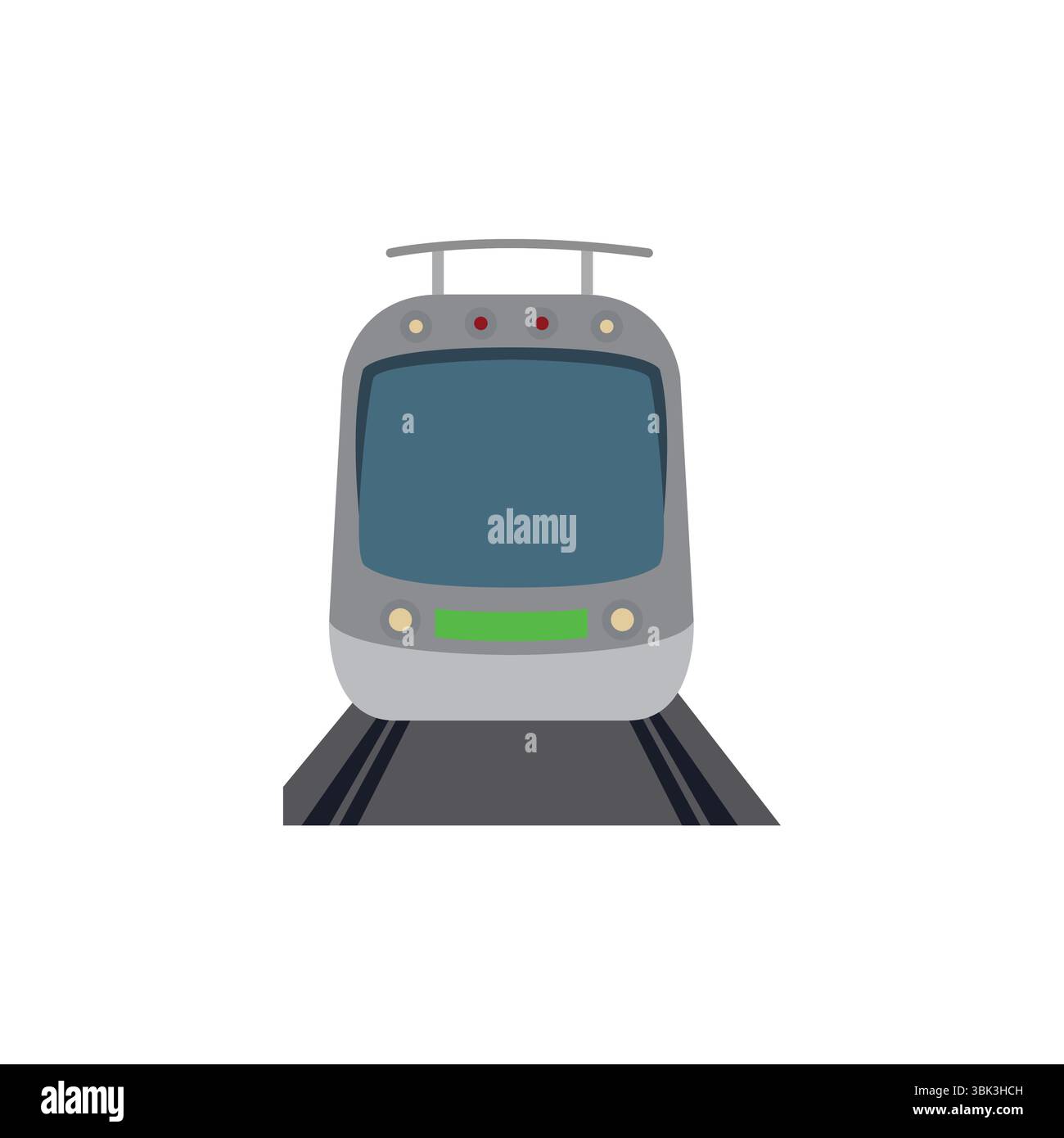train emoji symbol sign icon vector illustration Stock Vector Image ...