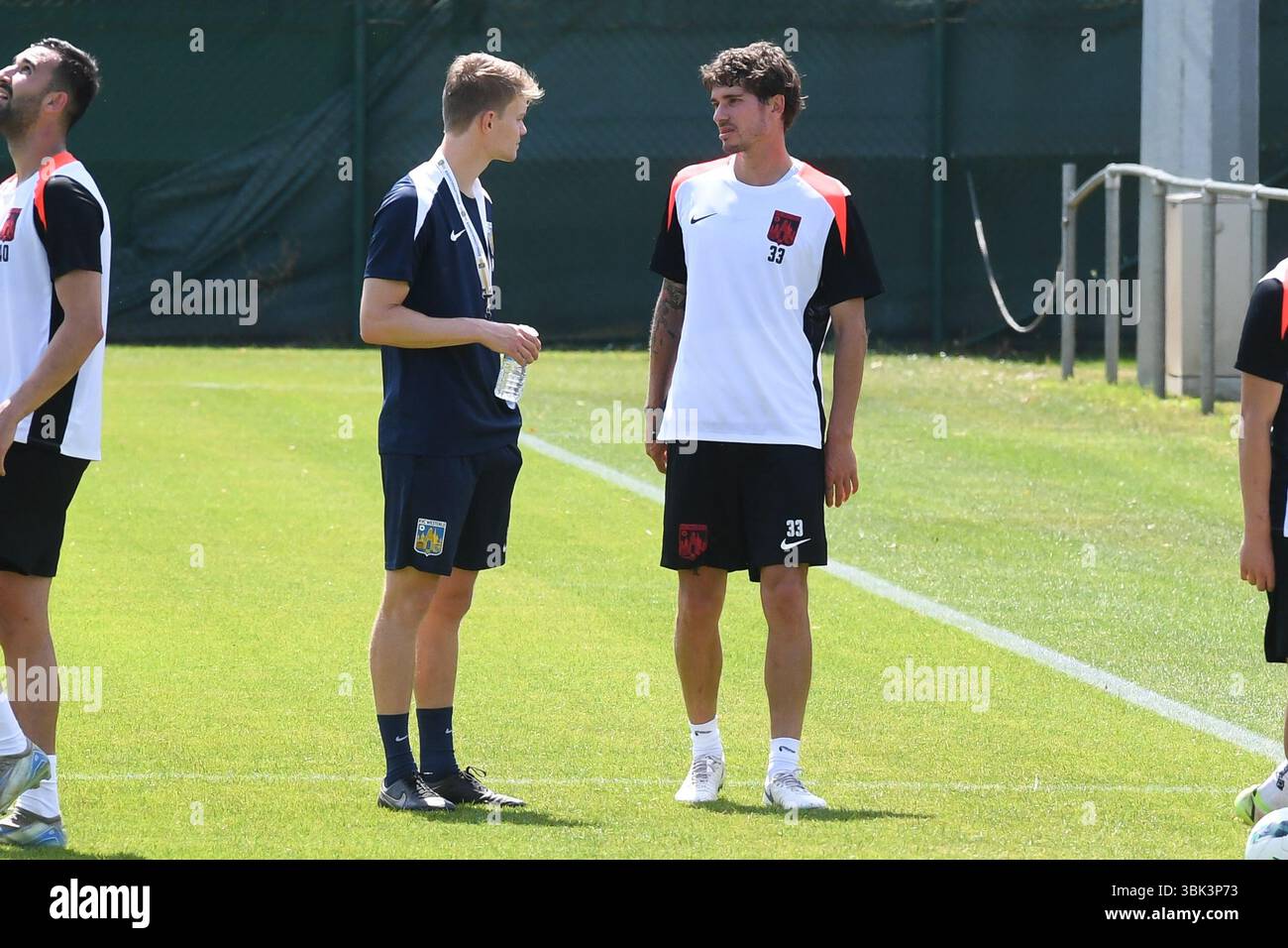Westerlo, Belgium. 18th June, 2025. Westerlo's Roman Neustadter pictured during a training ...