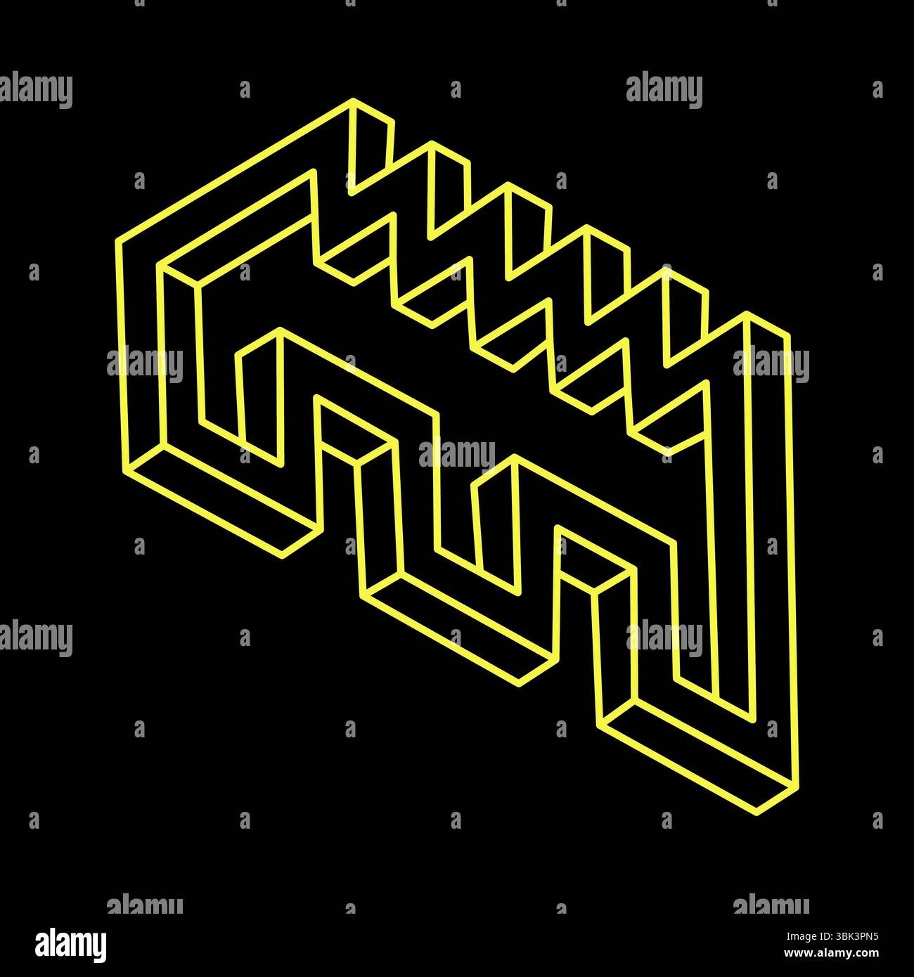 Impossible shape line art hi-res stock photography and images - Alamy