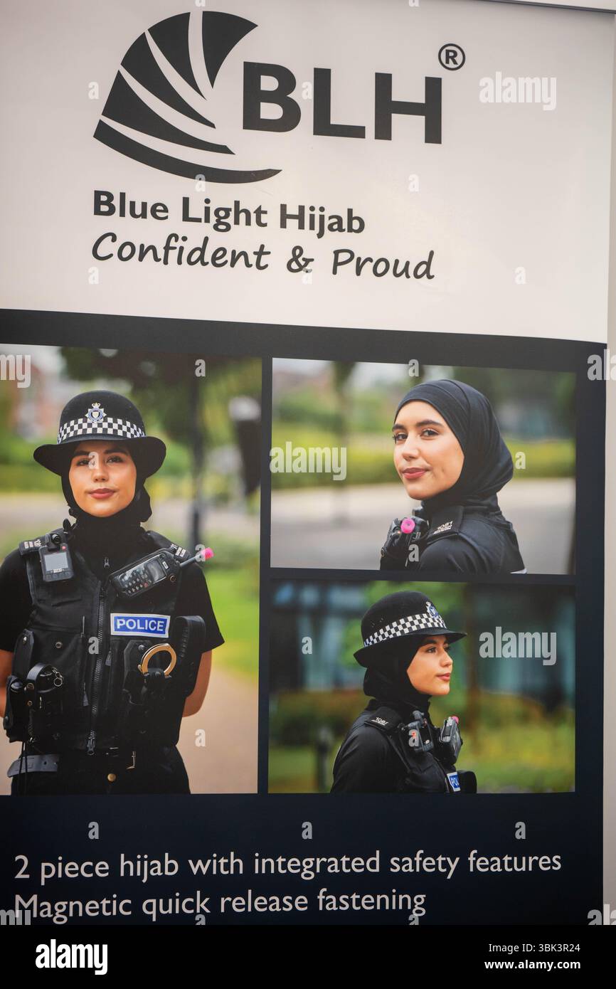 London UK 18th June 2025 Blue Light Show Olympia London UK Blue light ...