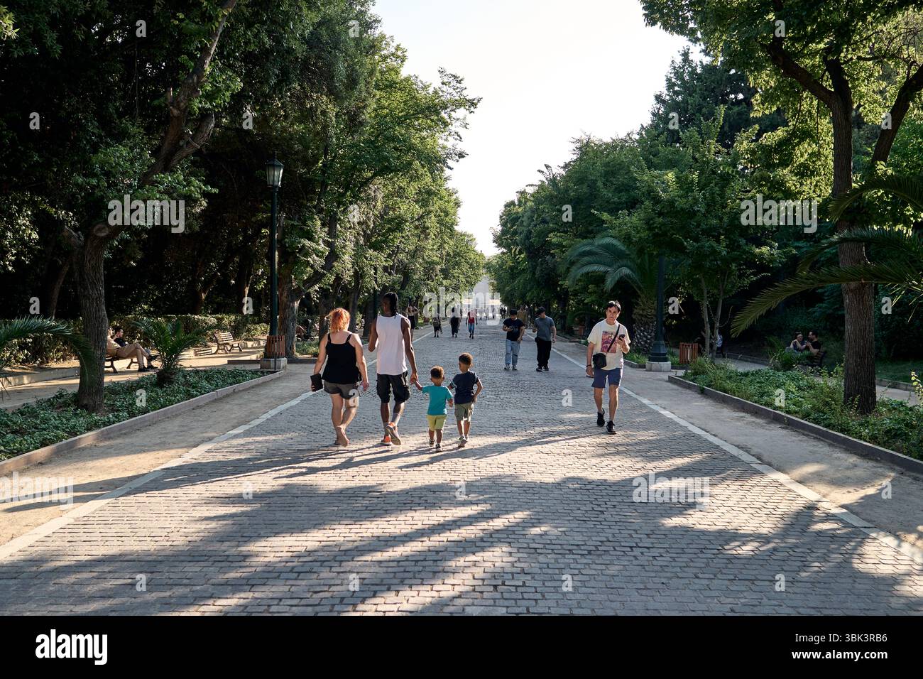 Pedion tou Areos. Public park in Athens, Greece Stock Photo - Alamy