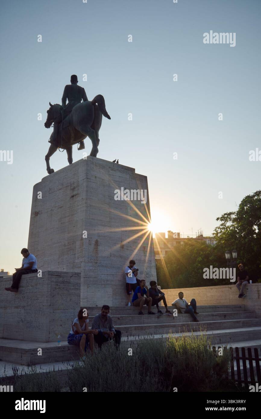 Pedion tou Areos. Public park in Athens, Greece Stock Photo - Alamy