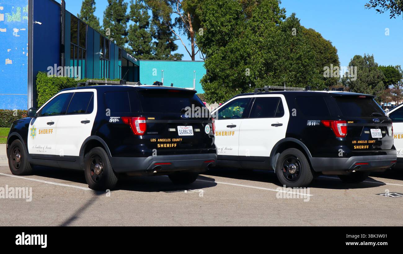 Los Angeles County Sheriff Cars Stock Photo - Alamy