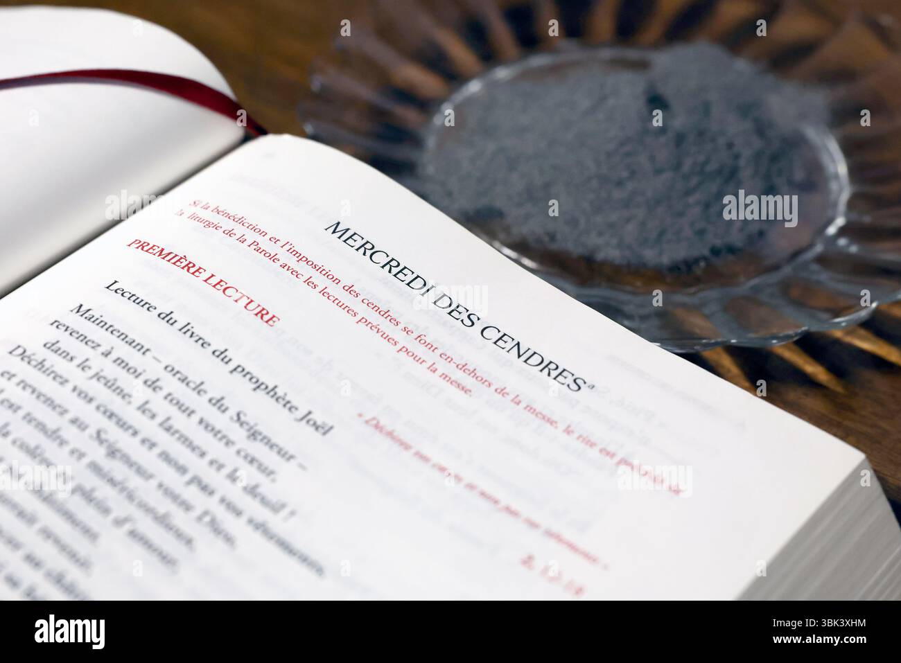 Catholic mass. Ash wednesday celebration : the first day of Lent. Ashes ...