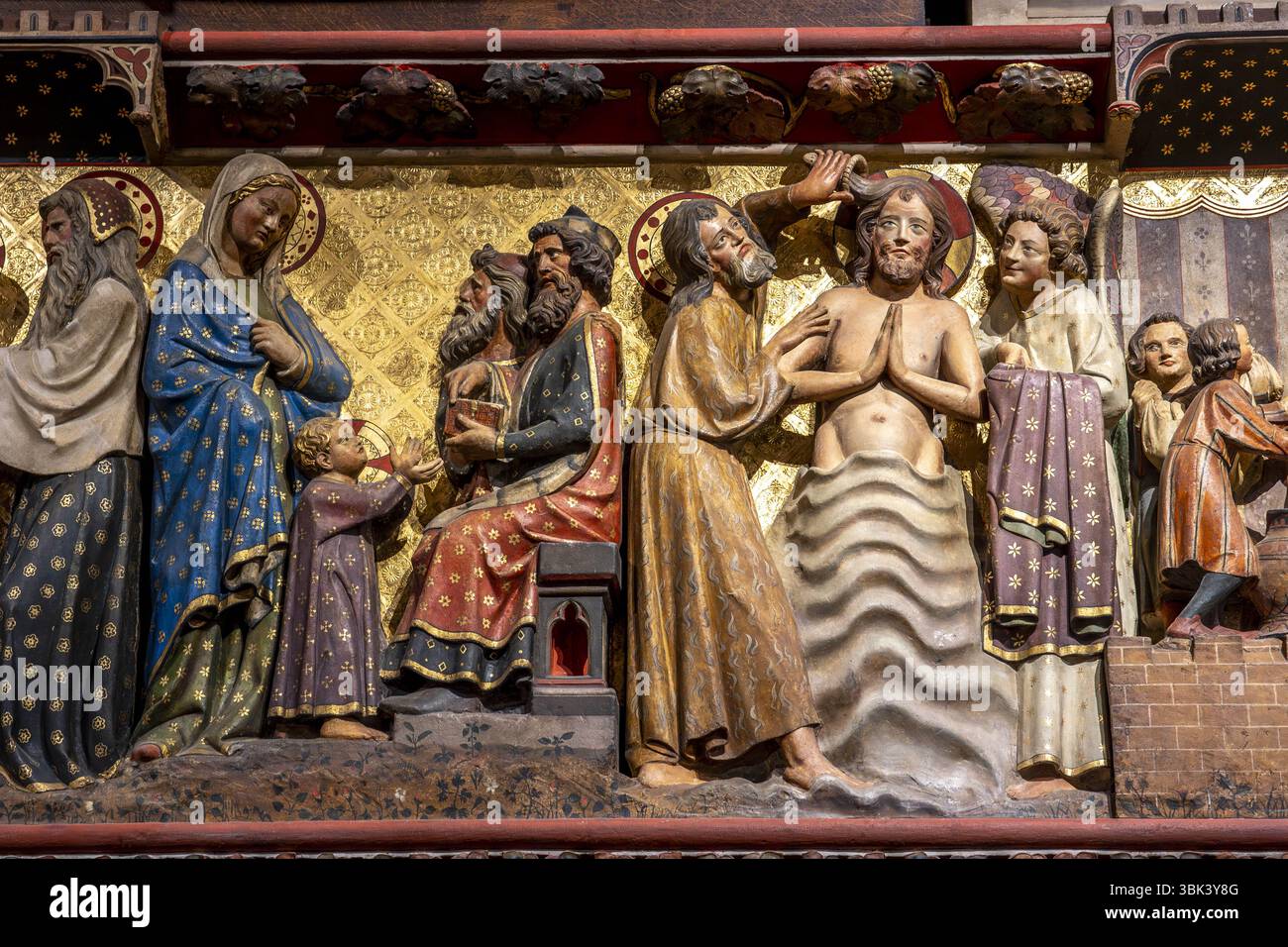 Notre-Dame cathedral, Paris, France. Choir enclosure Stock Photo - Alamy