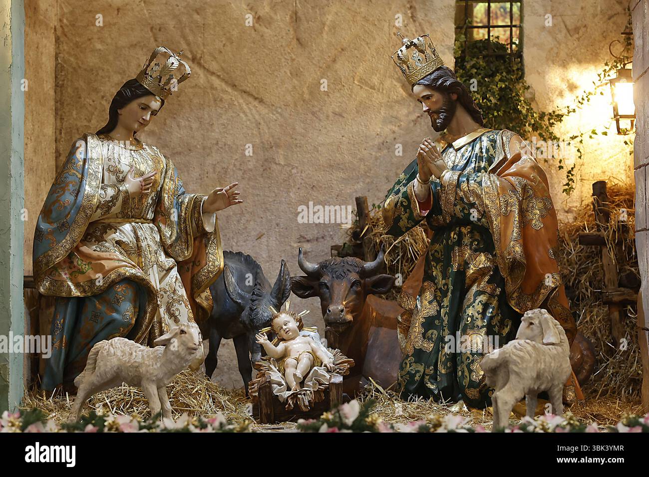 Mexican Nativity scene in Saint Peter’s basilica, Rome, Lazio, Vatican ...