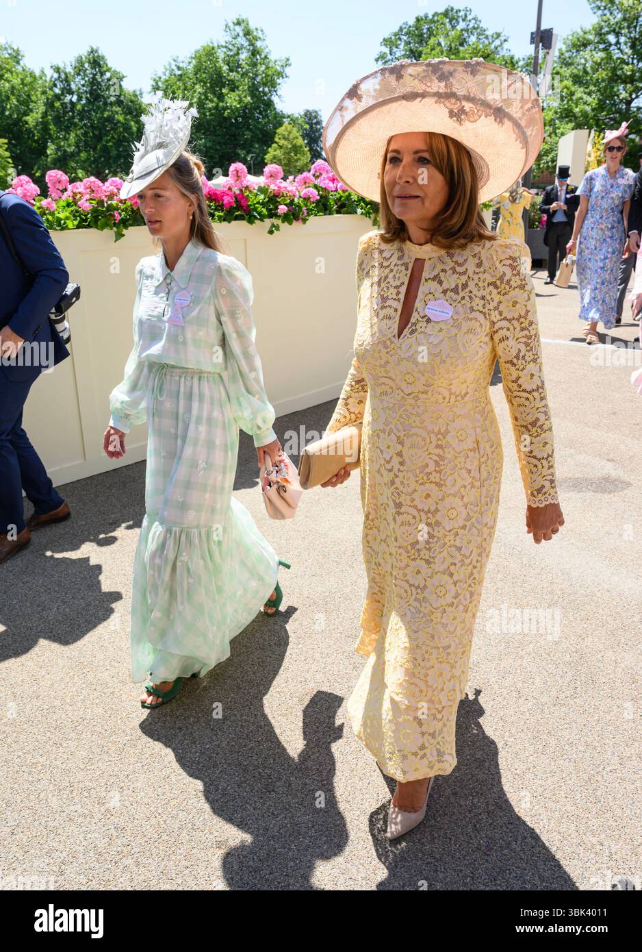 London, UK. June 18th, 2025. Alizée Middleton and Carole Middleton ...