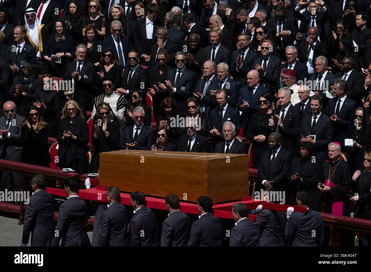 Funeral ceremony of the late Pope Francis at St. Peter's Square in the ...