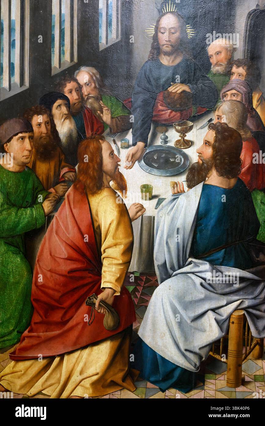 The National Museum. Jesus and the Apostles at the Last Supper on ...
