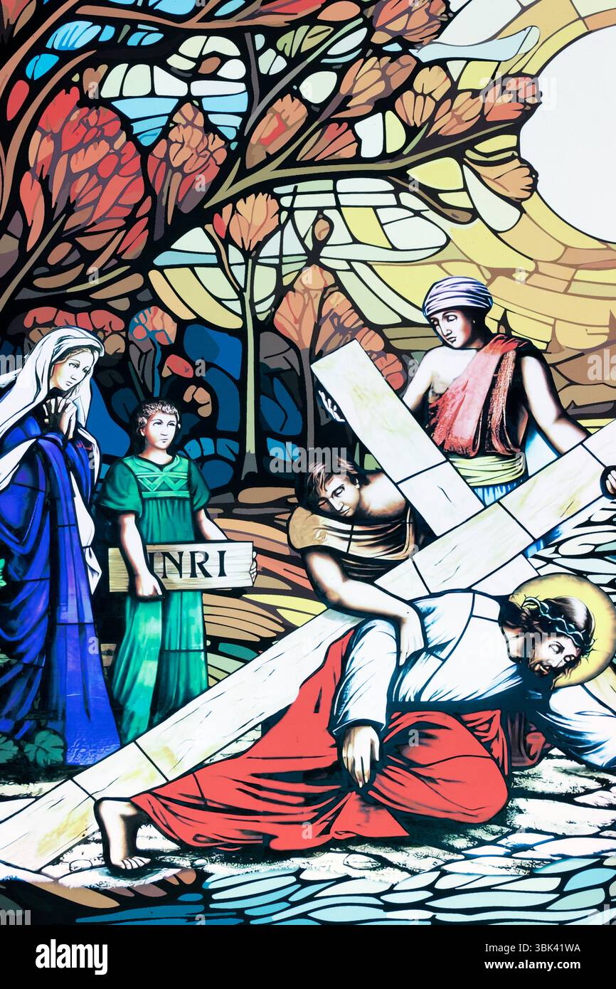 Jesus falls the second time hi-res stock photography and images - Alamy