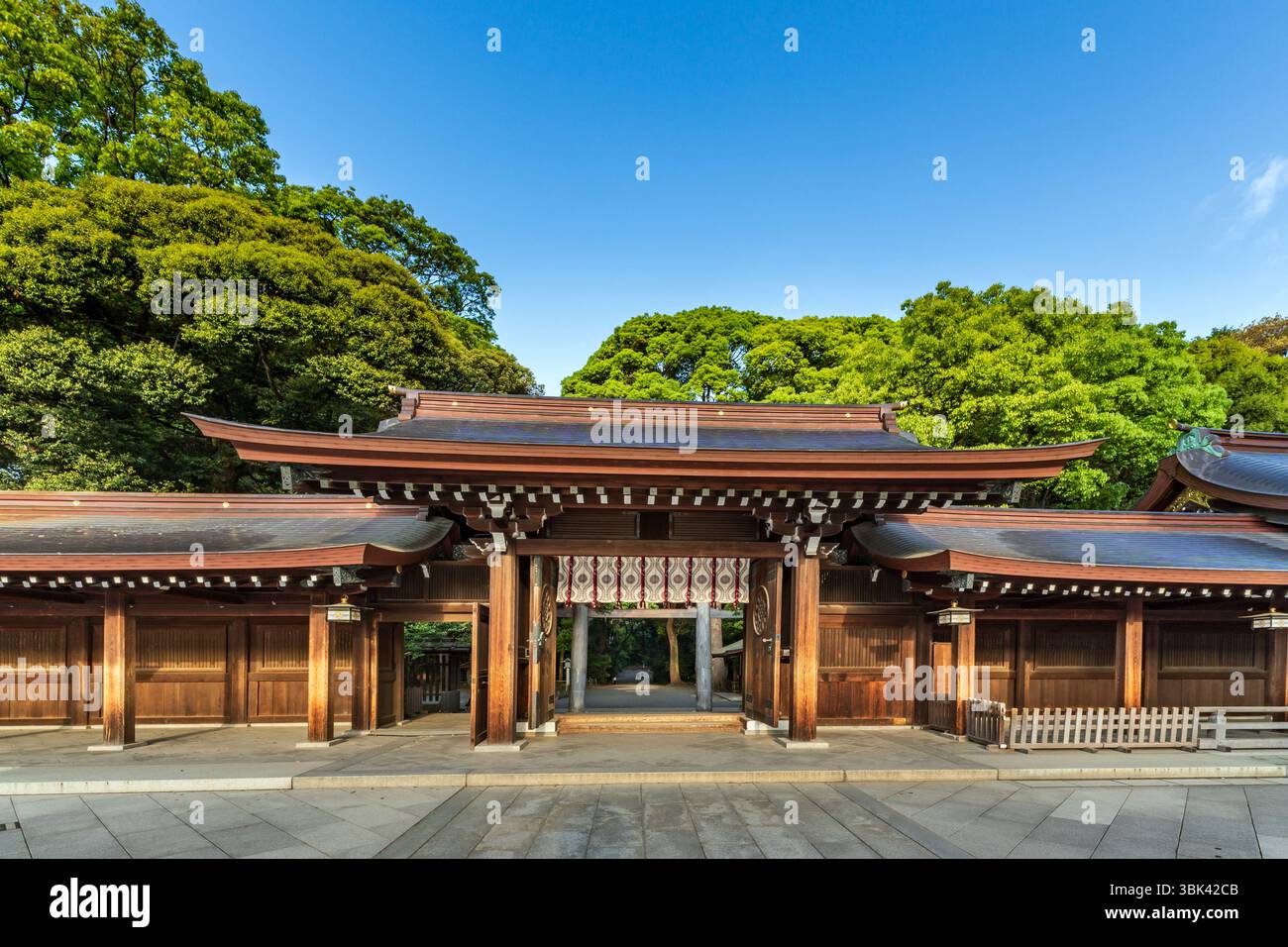 Meiji Jingu Shrine, Japanese temple in Shibuya district, Tokyo, Japan ...