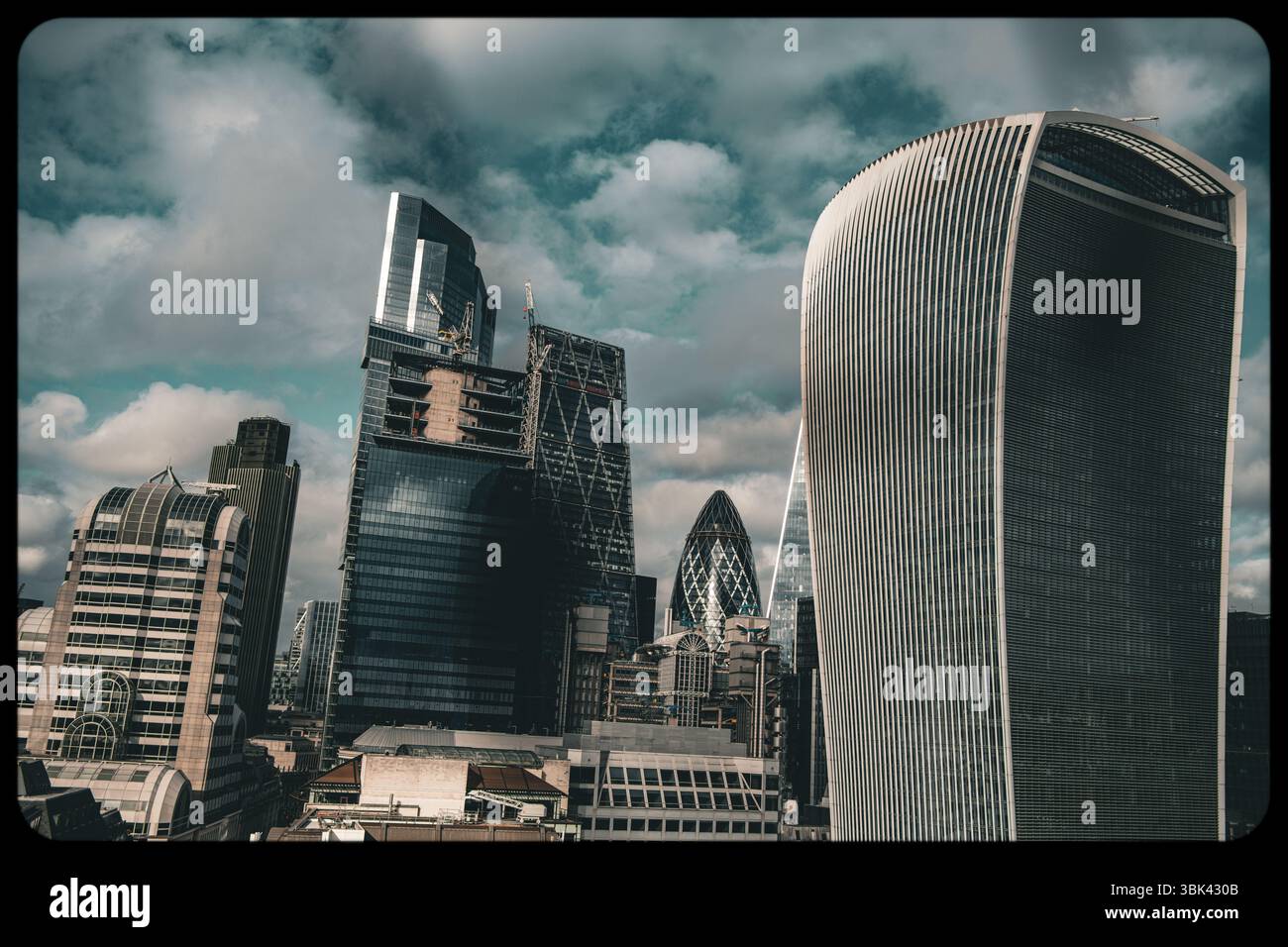The architecture of modern buildings in London Stock Photo - Alamy
