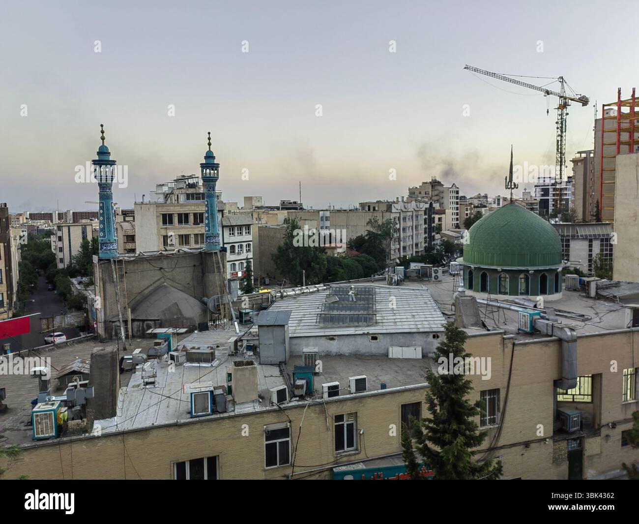 Tehran, Iran. 17th June, 2025. This photo taken with a mobile phone ...