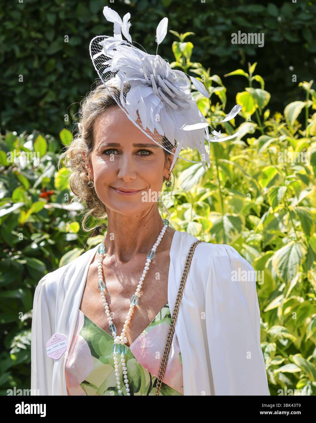 Ascot, Berkshire, UK. 18th June, 2025. Lady Victoria Hervey. Racegoers ...