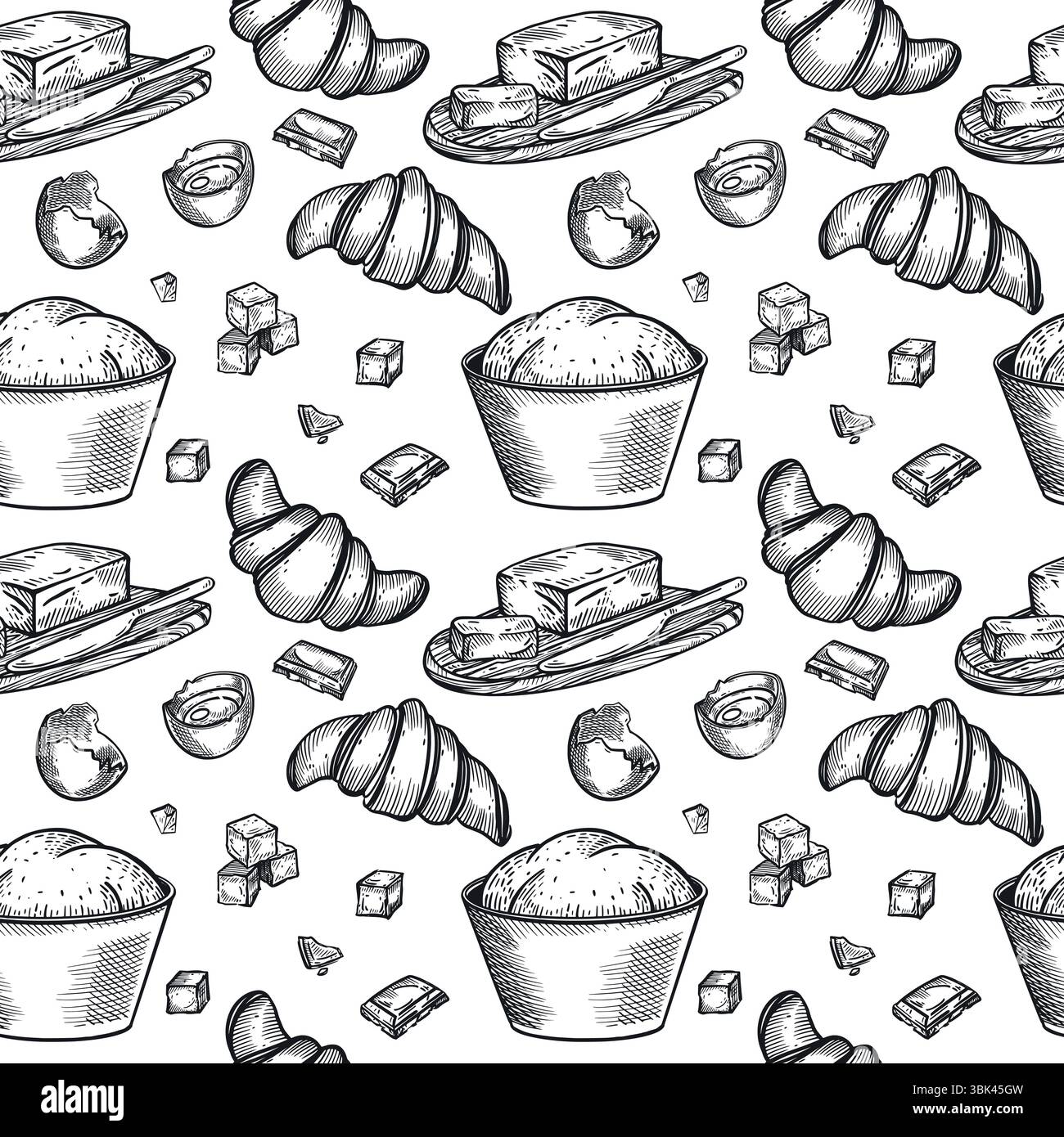 Egg in bread on Stock Vector Images - Alamy