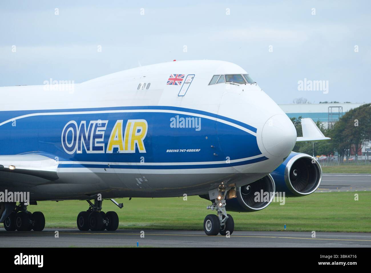 One Air Boeing 747-400 cargo freight jumbo jet aircraft ( G-ONEF ) at ...