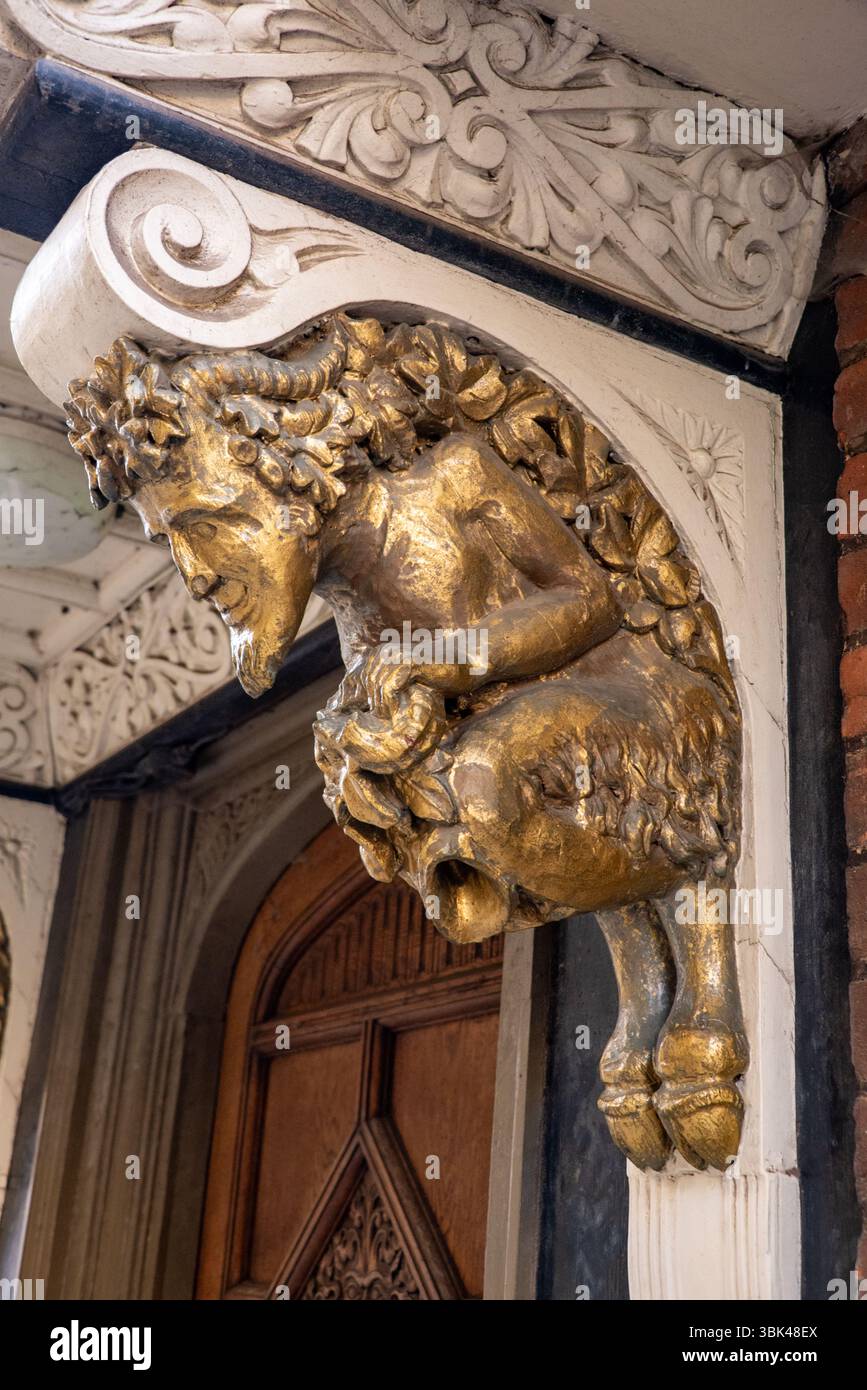 Carving over a doorway in Oxford, said to have inspired CS Lewis's ...