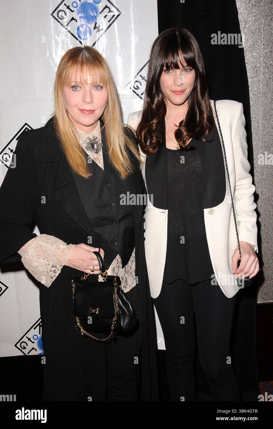 Bebe Buell and Liv Tyler at the 2012 Room to Grow fundraising gala at ...