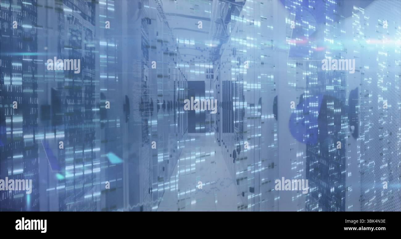 Streaming central data corridor hi-res stock photography and images - Alamy