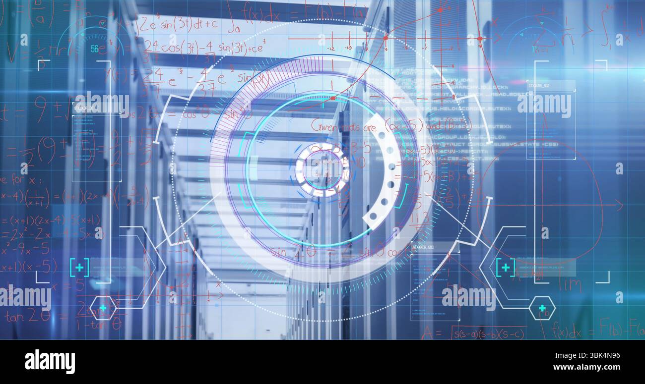 Server racks corridor lighting up hi-res stock photography and images ...