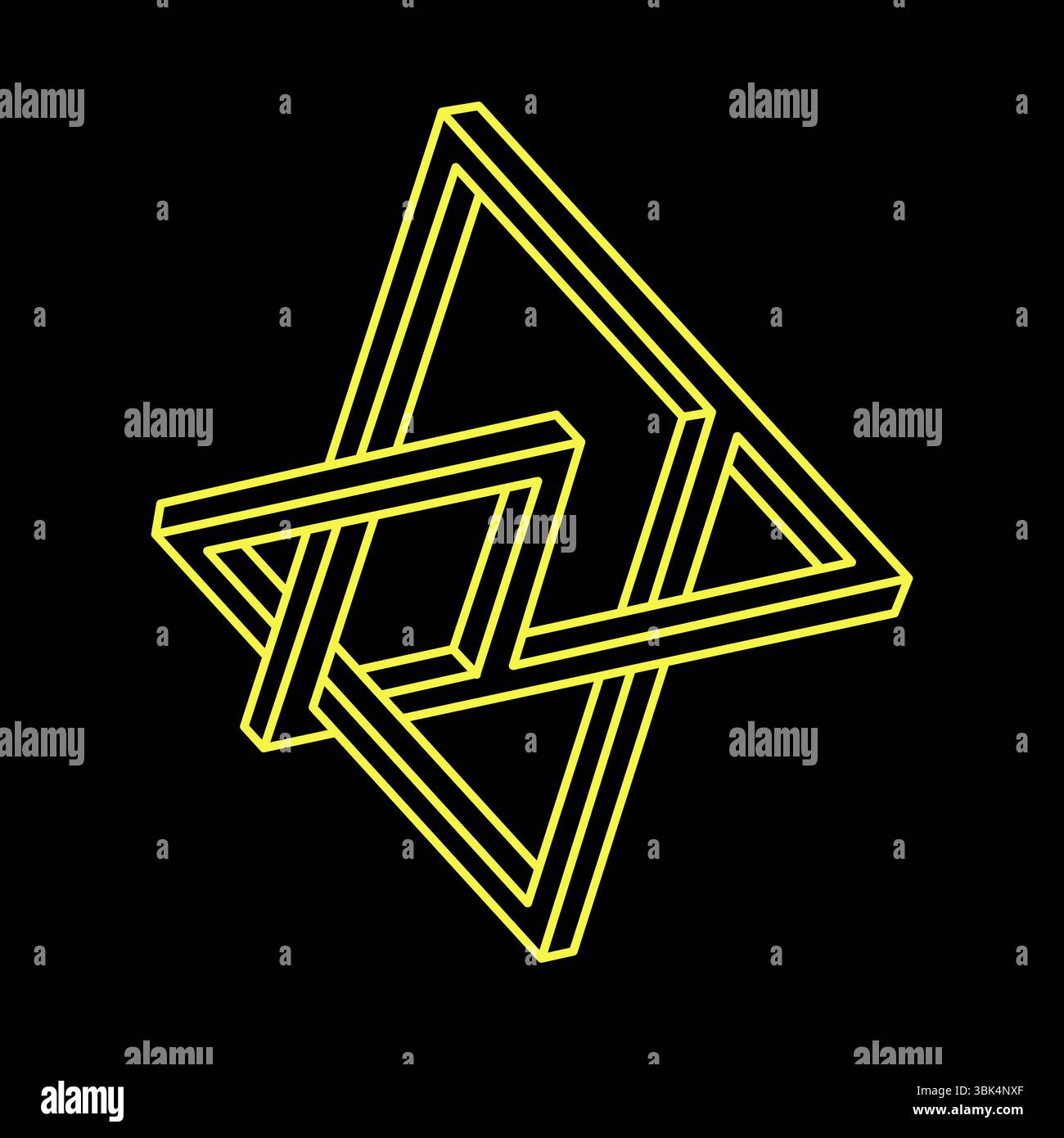 Impossible geometric shapes paradox Stock Vector Images - Alamy