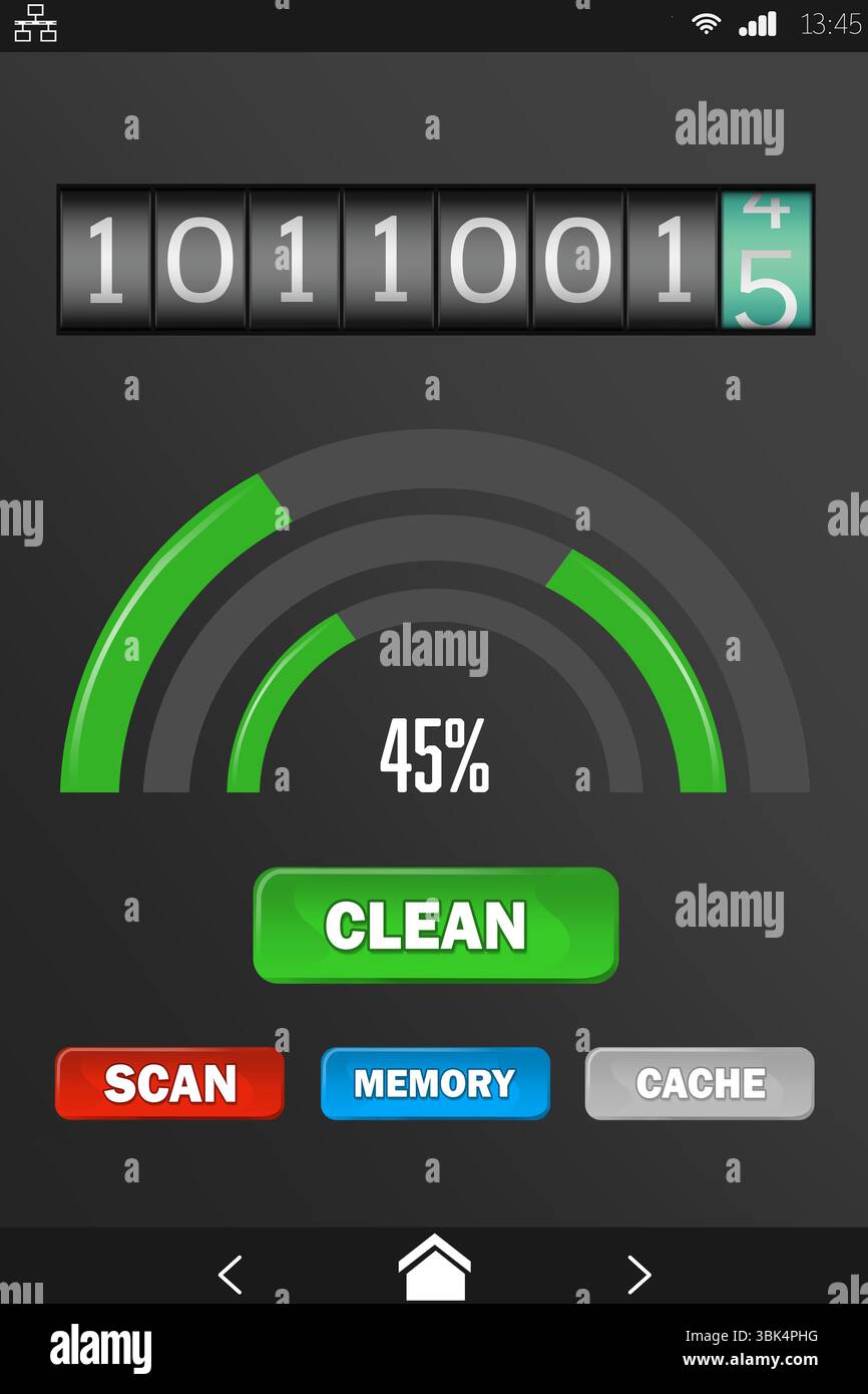 Digital percentage progress counter hi-res stock photography and images ...