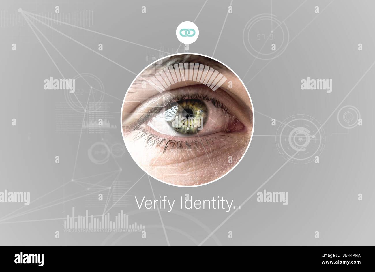 Close up biometric scanning hi-res stock photography and images - Alamy