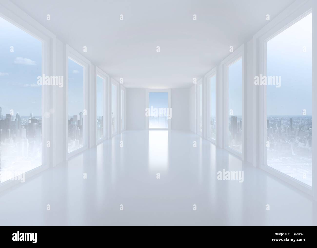 Modern architecture bright white walls hi-res stock photography and ...