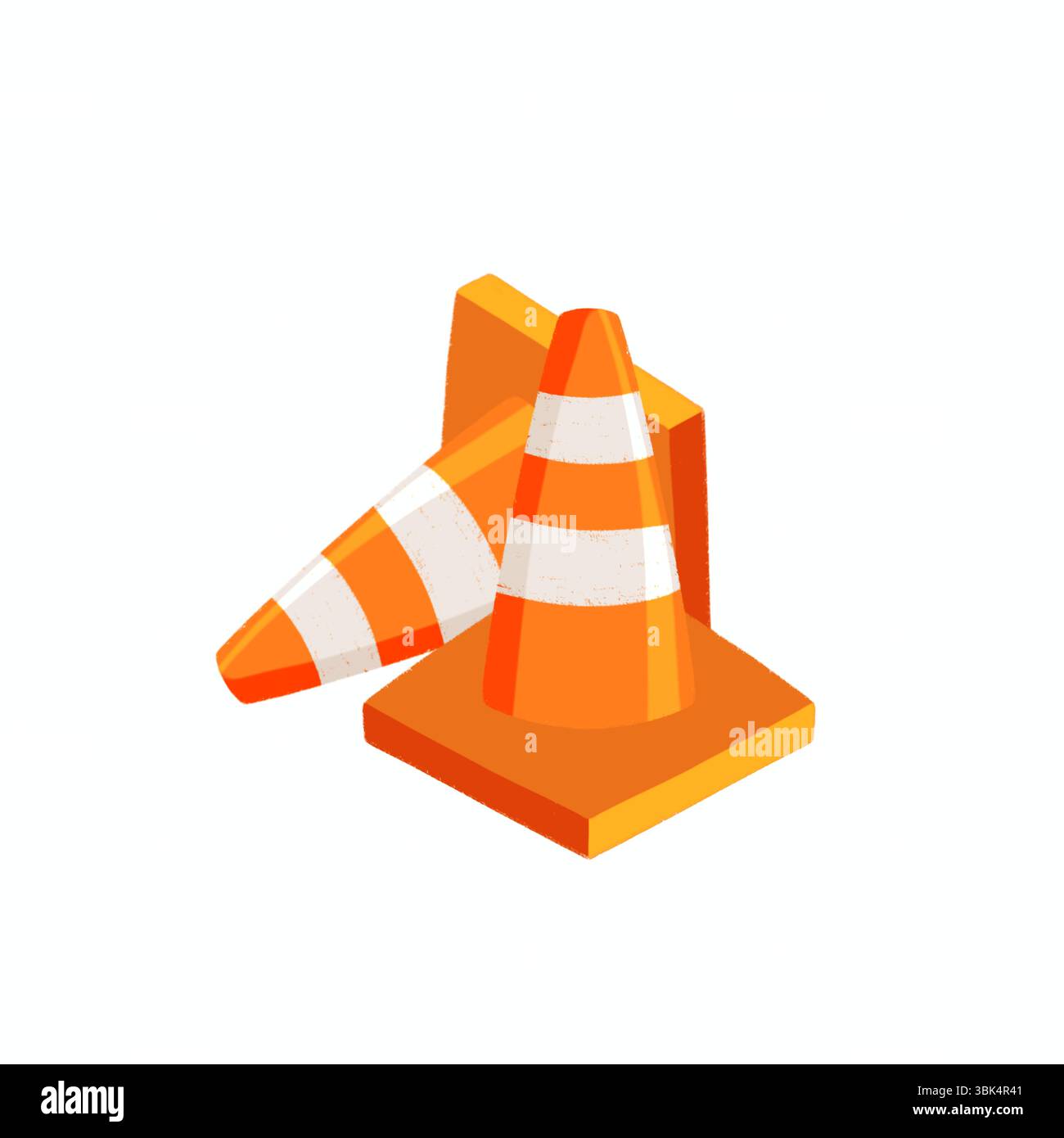 Temporary cone hi-res stock photography and images - Alamy