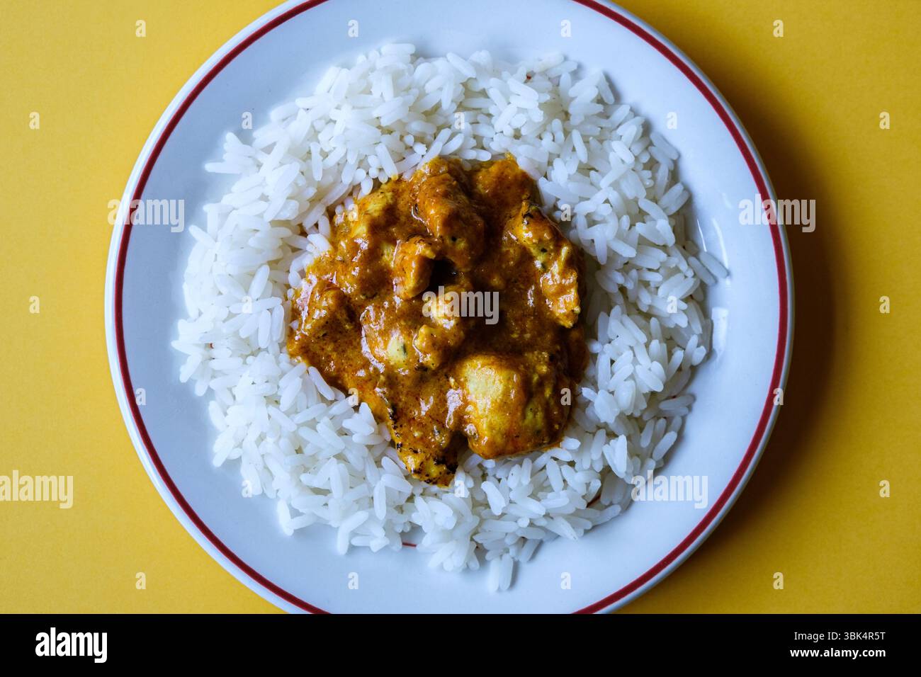 London UK, June 18 2025, Indian Style Classic Fruity Chicken Curry With ...