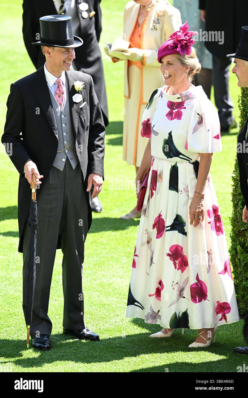 London, UK. June 18th, 2025. Edward The Duke of Edingurgh and Sophie ...