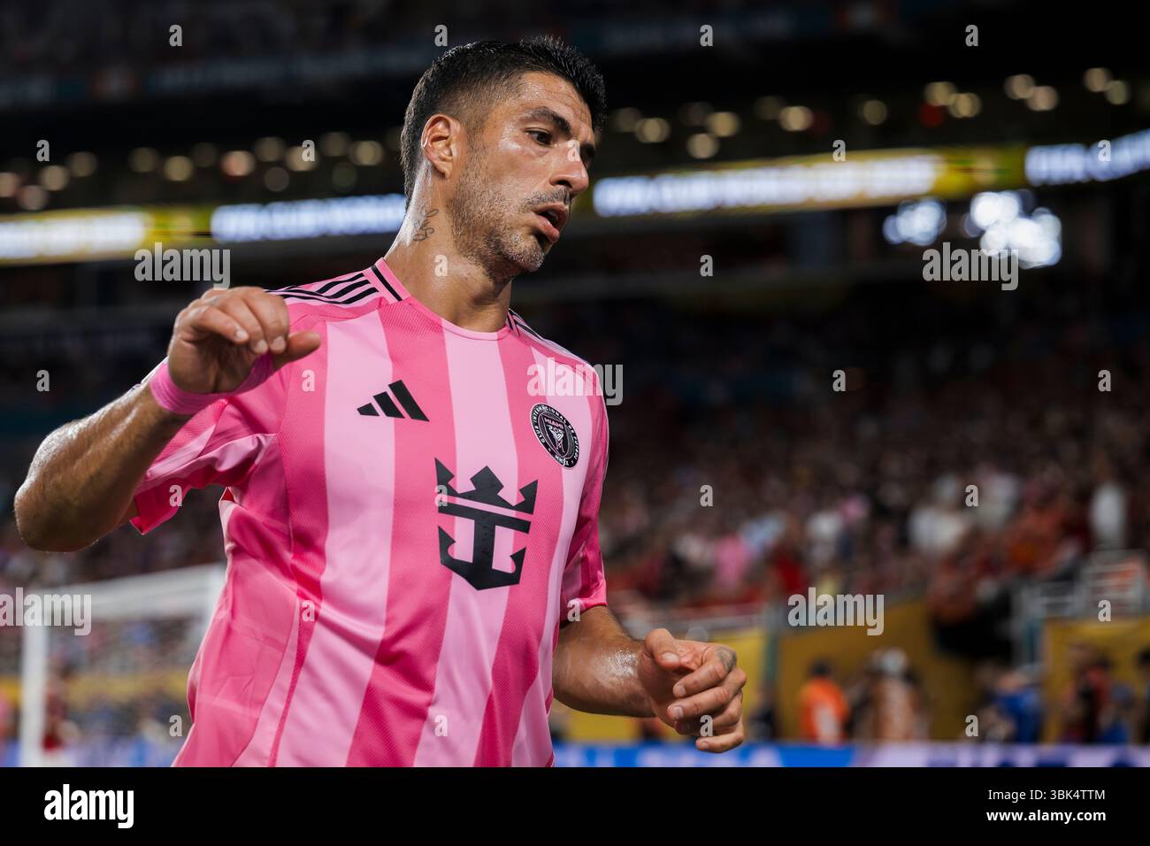 Luis Suarez of Inter Miami CF looks on during the FIFA Club World Cup ...