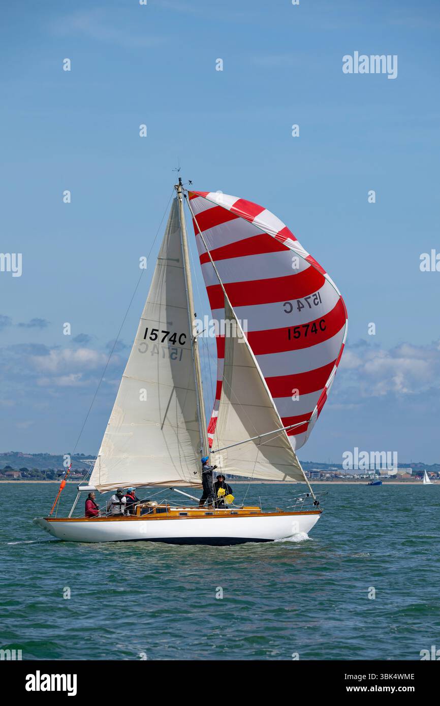 Built in 1953 Classic Sailing Yacht Sally of Kames Sail Number 1574C ...